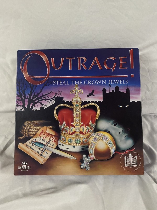 Outrage! Steal the Crown Jewels (1992) – Board Game Guys