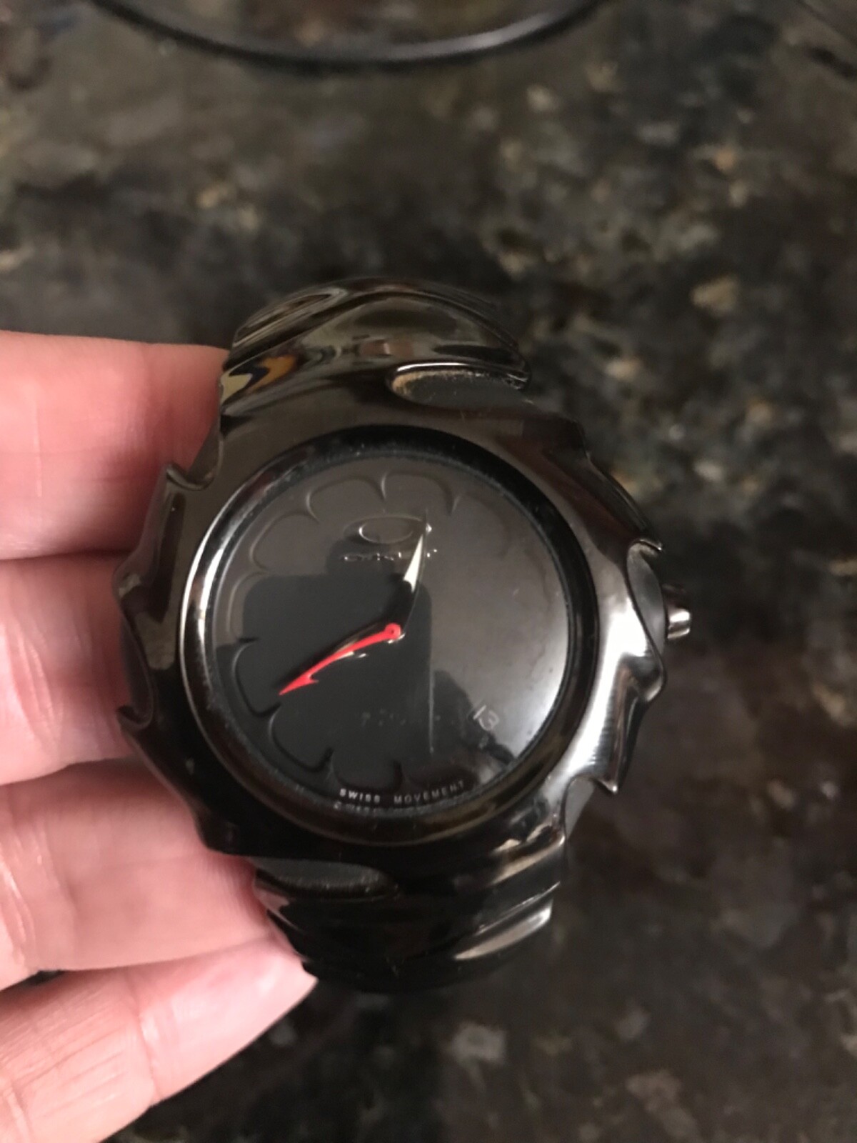 RARE-Oakley Blade watch Black on black metal | eBay RARE-Oakley Blade watch Black on black metal | eBay