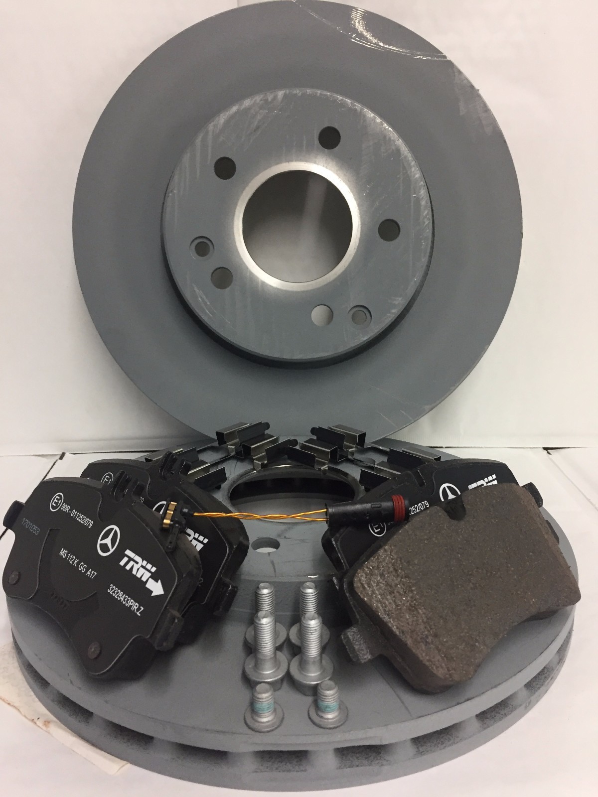 Genuine Mercedes-Benz R171 SLK Front Brake Discs & Brake Pads Kit NEW ...