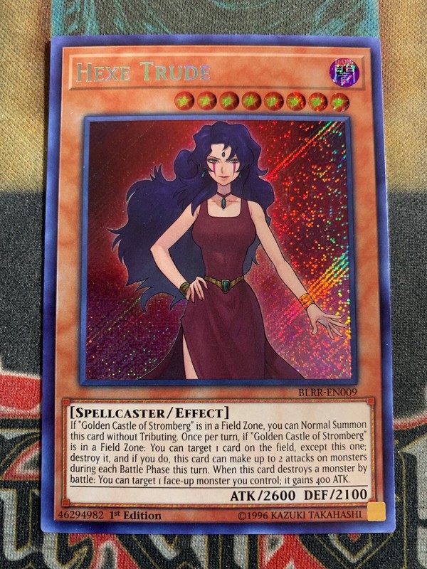 Yugioh Hexe Trude BLRREN009 Secret Rare 1st Edition | EBG