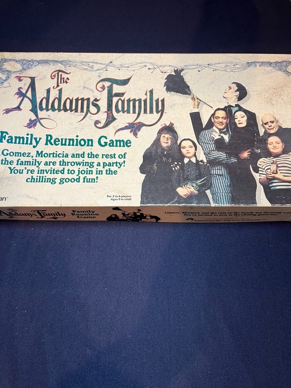 The Addams Family Family Reunion Game (1991) Board Game – Board Game Guys