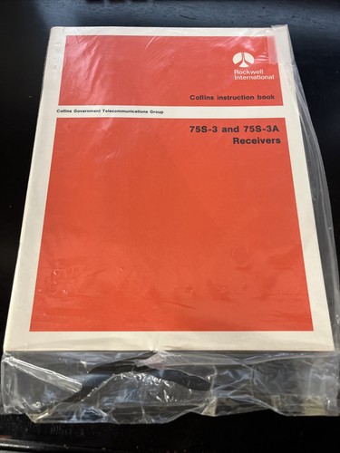 Collins 75S-3 and 75S-3A Receivers Instruction BookのeBay公認海外通販｜セカイモン