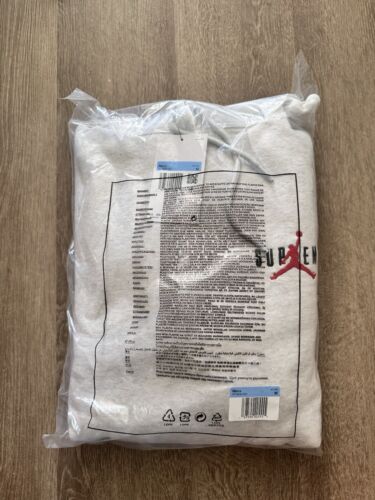 Supreme Jordan Hooded Sweatshirt Ash Grey Size Medium IN Supreme Jordan Hooded Sweatshirt Ash Grey Size Medium IN