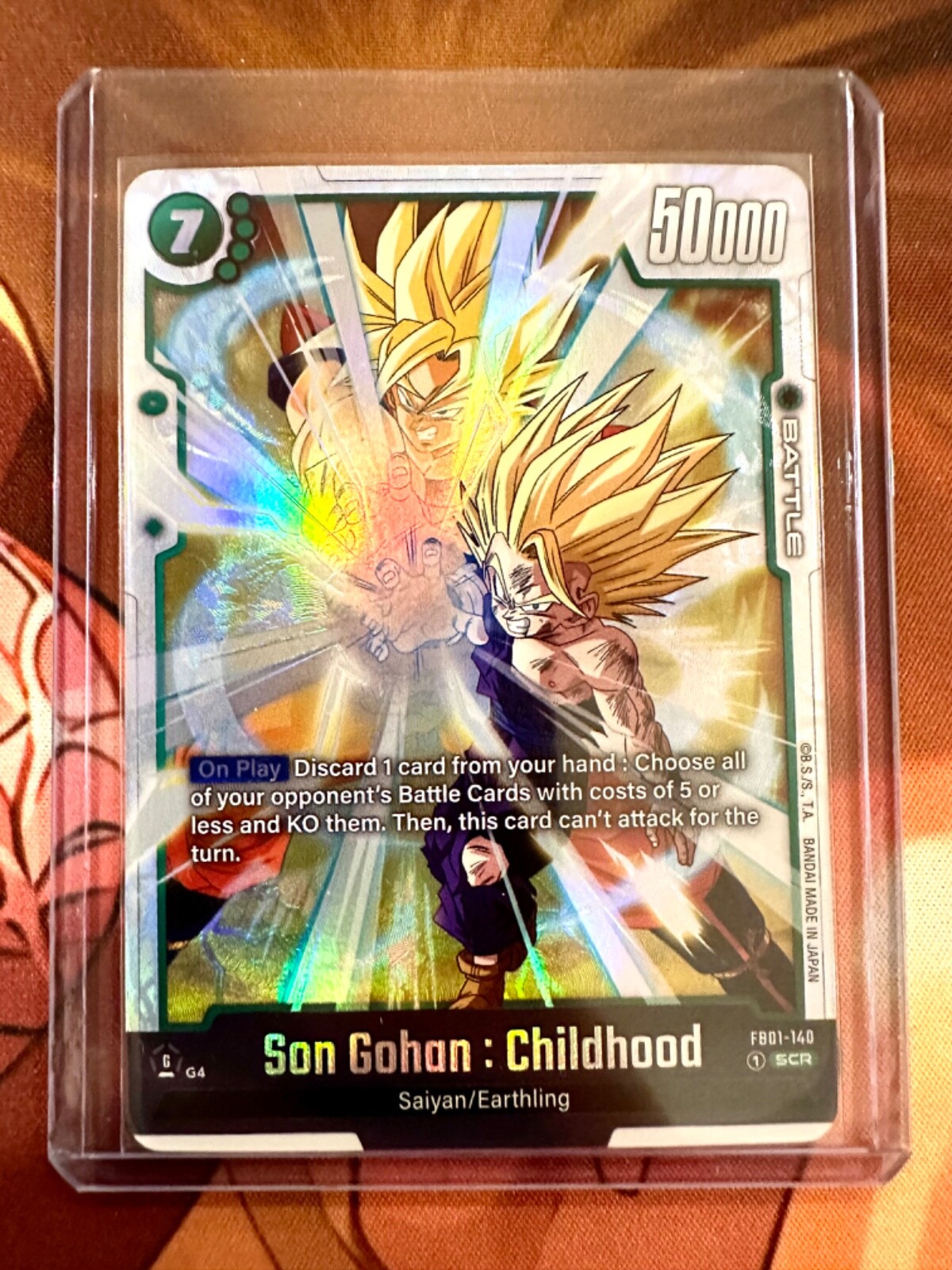 Son Gohan: Childhood SCR FB01-140 Dragon Ball Fusion World Son Gohan: Childhood SCR FB01-140 Dragon Ball Fusion World