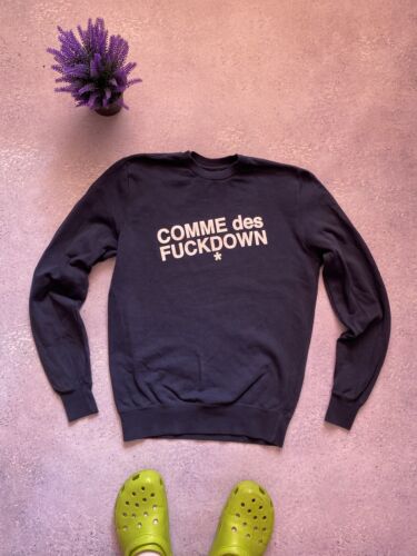 Comme Des Fuckdown Blue Sweatshirt Size Small | eBay Comme Des Fuckdown Blue Sweatshirt Size Small | eBay