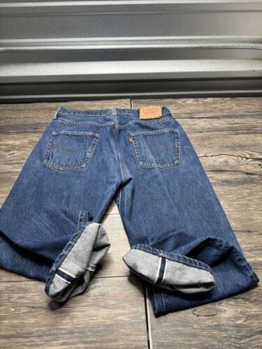 Vintage 80s Levis 501 Jeans Redline Selvedge #555 USA 34x33 Vintage 80s Levis 501 Jeans Redline Selvedge #555 USA 34x33