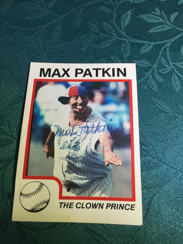 Max Patkin Baseball Card Database - Newest Products will be shown first ...