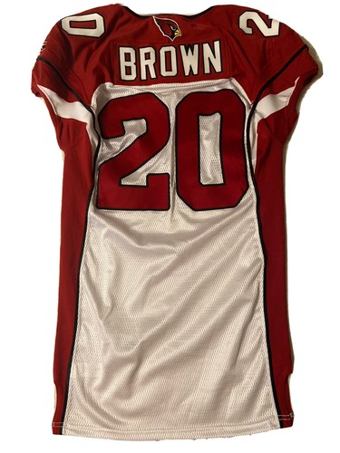 Game Issued NFL Jersey Ralph Brown Arizona Cardinals Nebraska ...