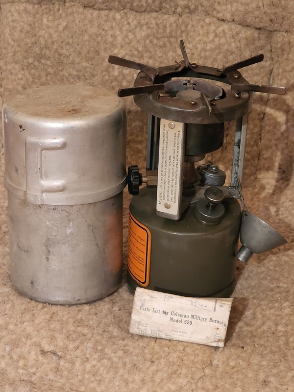 WW2 US Army Personal Coleman Field Stove with Case,Funnel and ...