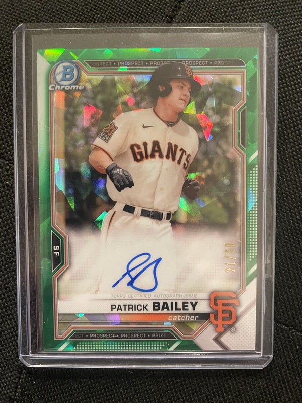 Patrick Bailey Baseball Card Database - Newest Products will be shown ...