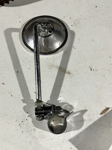 Harley Knucklehead Panhead Chopper Bobber Mirror Mount Part Clamp ...