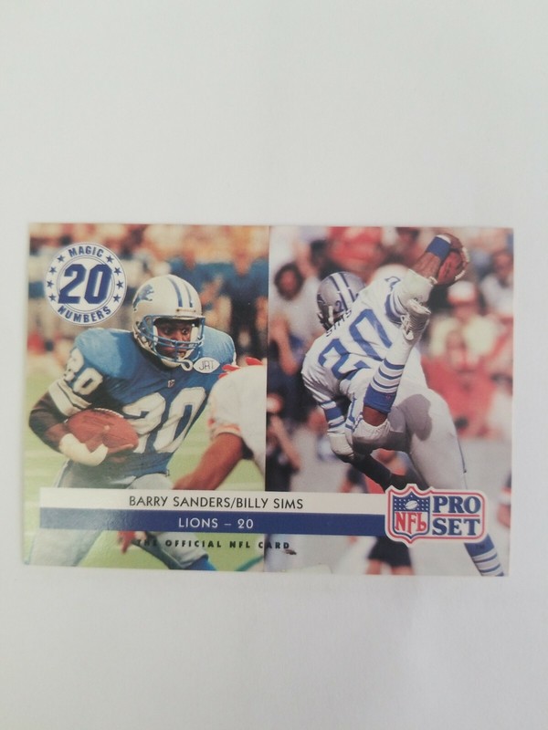 Billy Sims Football Card Database - Newest Products will be shown first ...