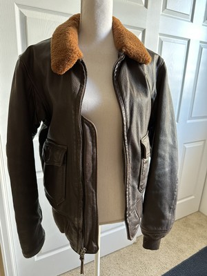 Cockpit USA Mens 100 Mission G-1 Aviator Leather Flight Cockpit USA Mens 100 Mission G-1 Aviator Leather Flight