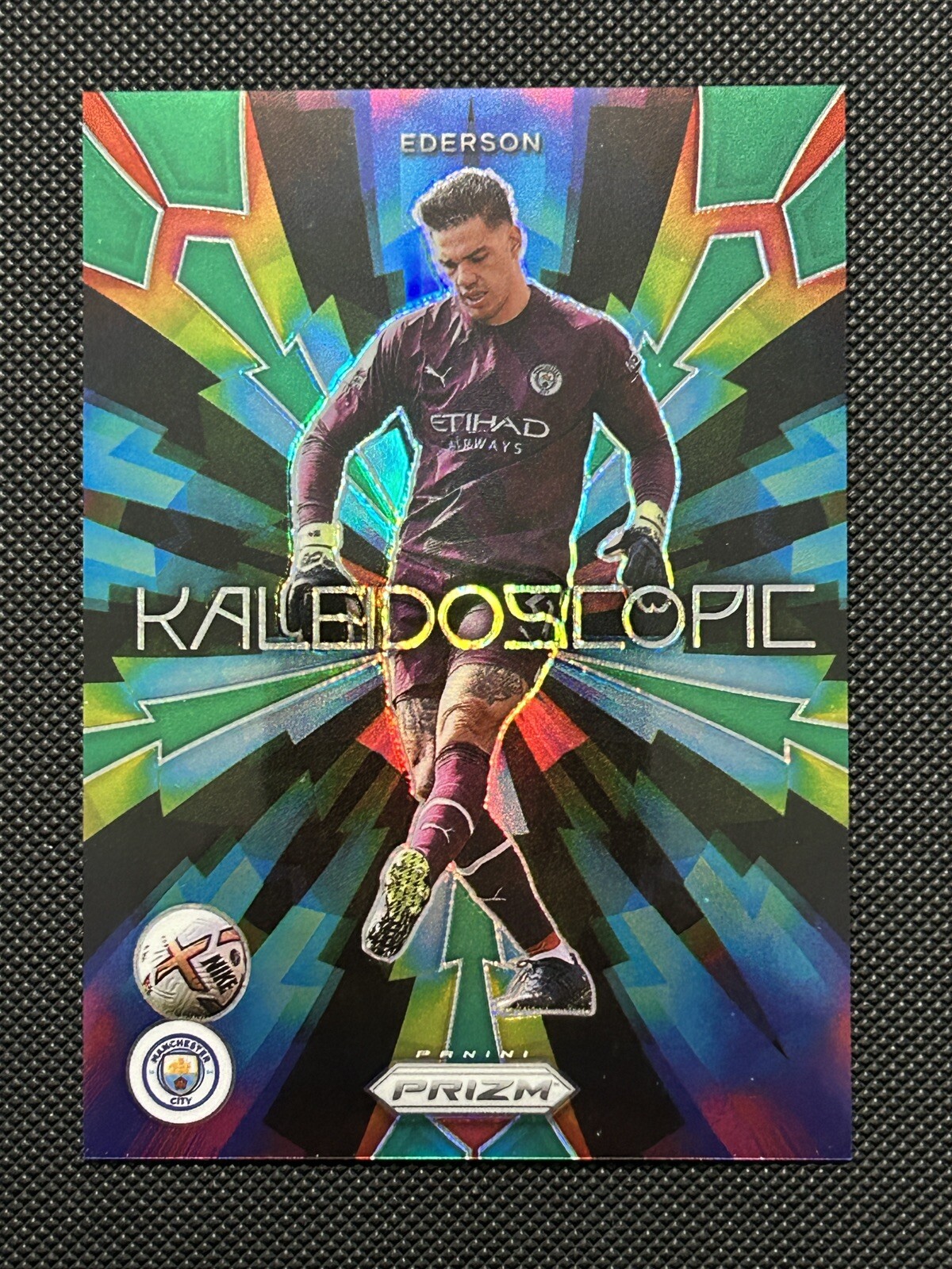 2022-23 Panini Prizm Premier League - Kaleidoscopic Green Prizm #21 Ederson /5 for sale online ...