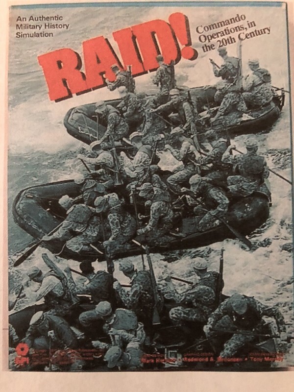 Raid! Commando Operations, in the 20th Century (1977) Board Game ...