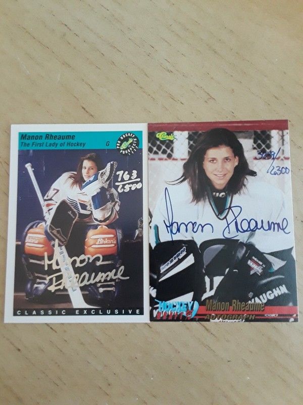 Manon Rheaume Hockey Cards