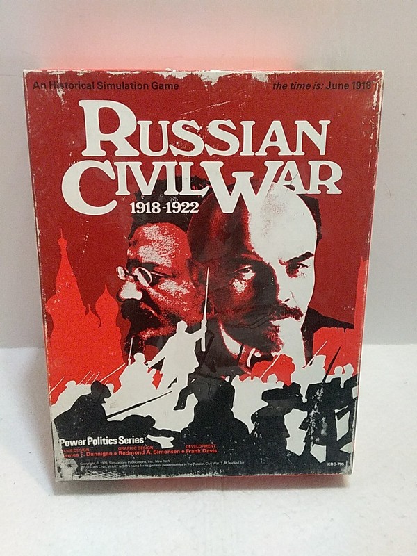 Russian Civil War 1918-1922 (1976) – Board Game Guys