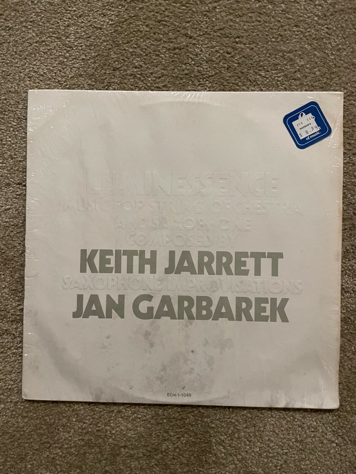 Luminessence by Keith Jarrett & Jan Garbarek 1975 Jazz LP ECM 1049-VG ++のeBay公認海外通販｜セカイモン