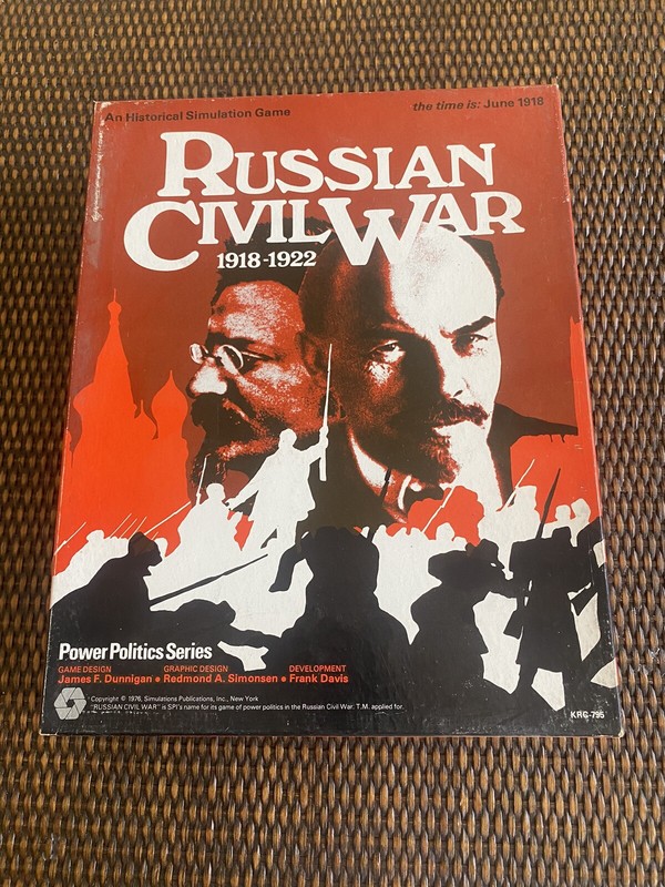 Russian Civil War 1918-1922 (1976) – Board Game Guys