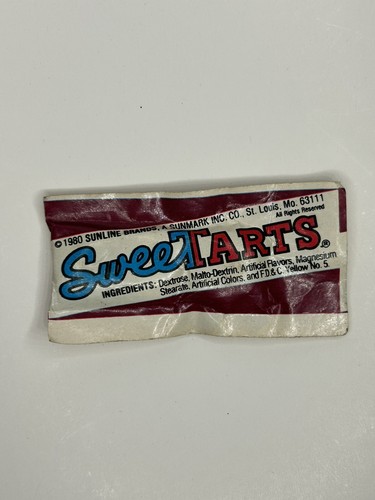 Vintage 1980 SweeTarts Sweet Tarts Candy Assorted Flavors Sunline ...