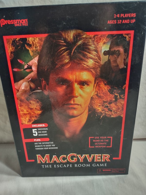 MacGyver: The Escape Room Game (2018) Board Game – Board Game Guys