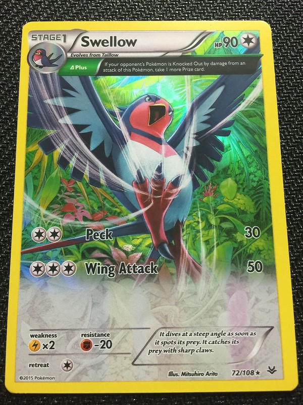 Swellow Pokemon Cards - Find Pokemon Card Pictures With Our Database ...