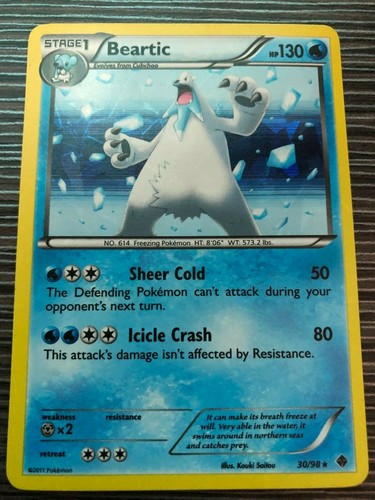 Beartic Pokemon Cards - Find Pokemon Card Pictures With Our Database ...