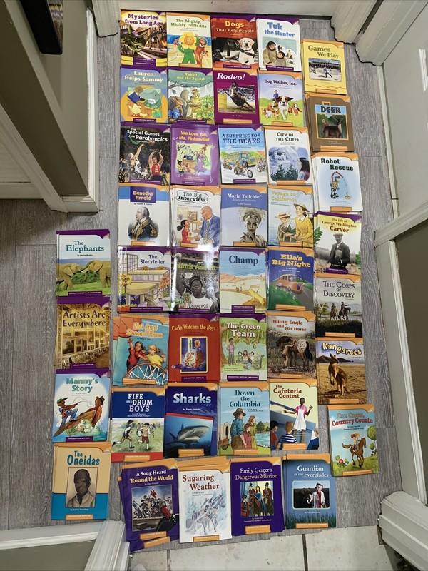 Houghton Mifflin Online Leveled Books 43 Mixed Books- See Titles In ...