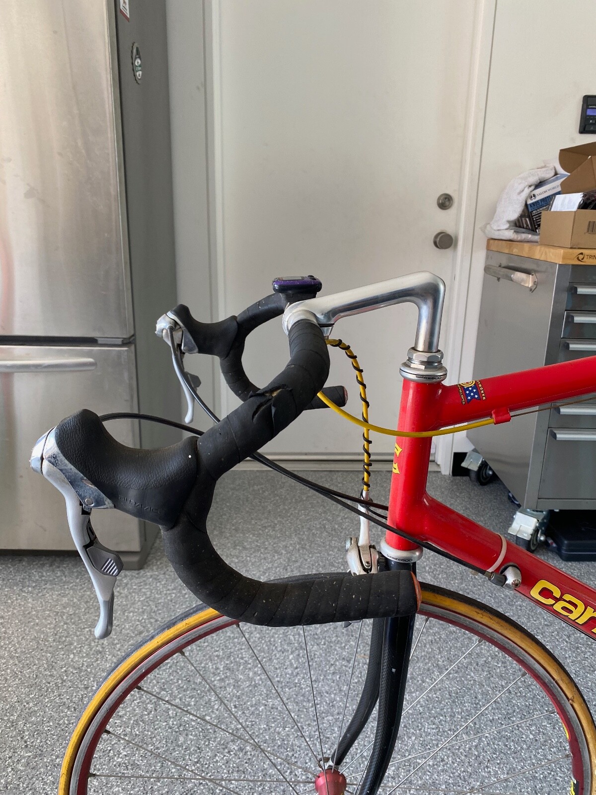 Cannondale CAD3, 60cm, Shimano Dura-Ace Components, Mavic Helium