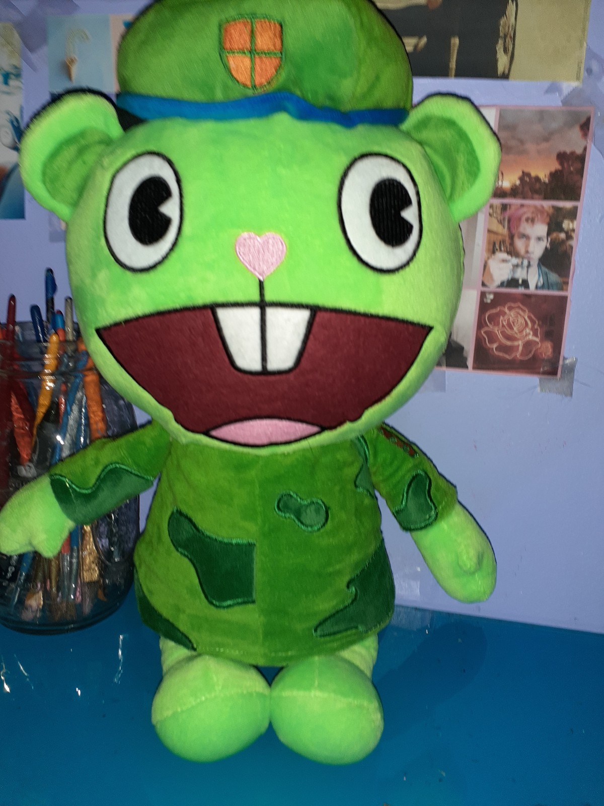 Happy Tree Friends Flaky Plush Toys Stuffed Doll HTF Cosplay 38cm/14.9 ...