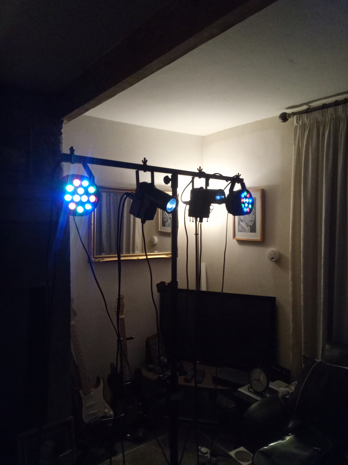 Adam Hall Lighting Stand SLS6 & T-Bar Disco DJ Stage Light Tripod | eBay UK