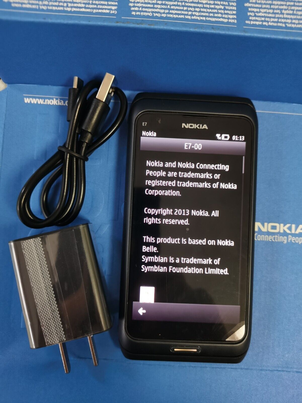 Unlocked Nokia E7 E7-00 Touch Screen Slide Keyboard 16GB 3G Unlocked Nokia E7 E7-00 Touch Screen Slide Keyboard 16GB 3G