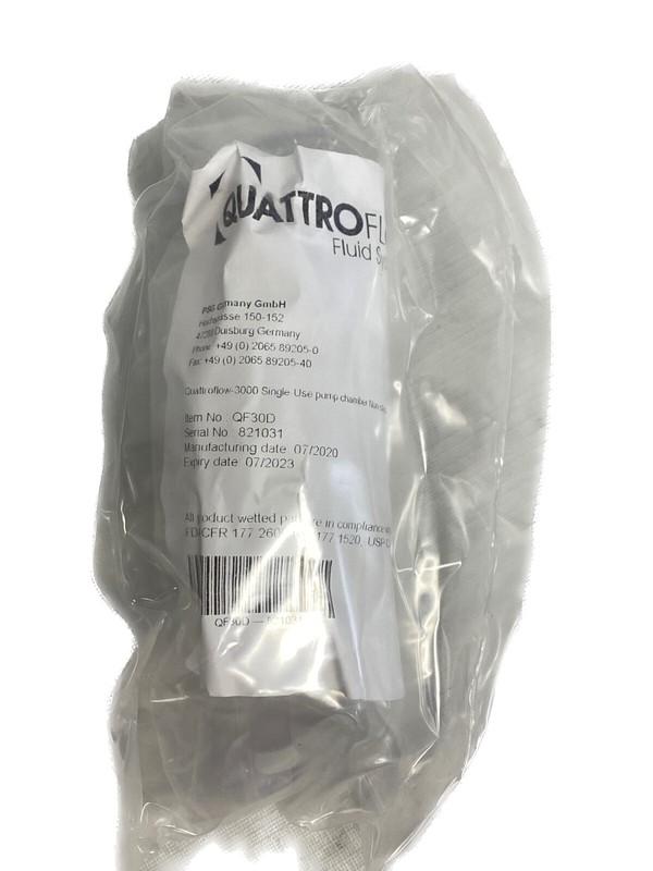 1/Pack) PSG Quattroflow 3000 Single Use Pump Chamber QF30D 1/Pack) PSG Quattroflow 3000 Single Use Pump Chamber QF30D