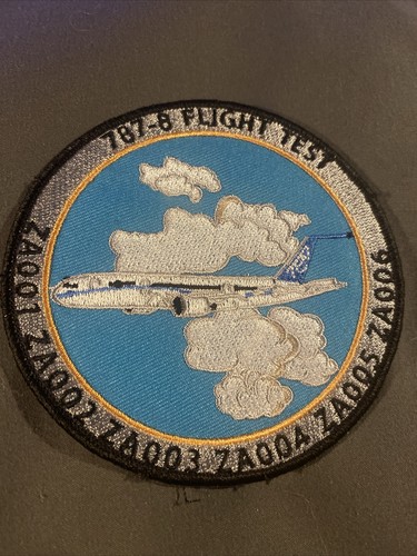 787-8 Flight Test Patch. ZA001 thru ZA006. Unique and New Patch. Very ...