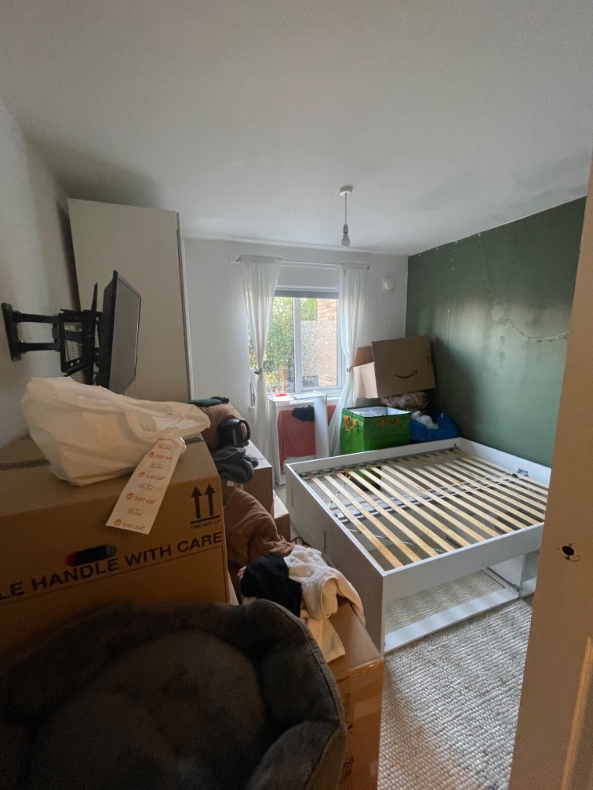 Brimnes double bed store