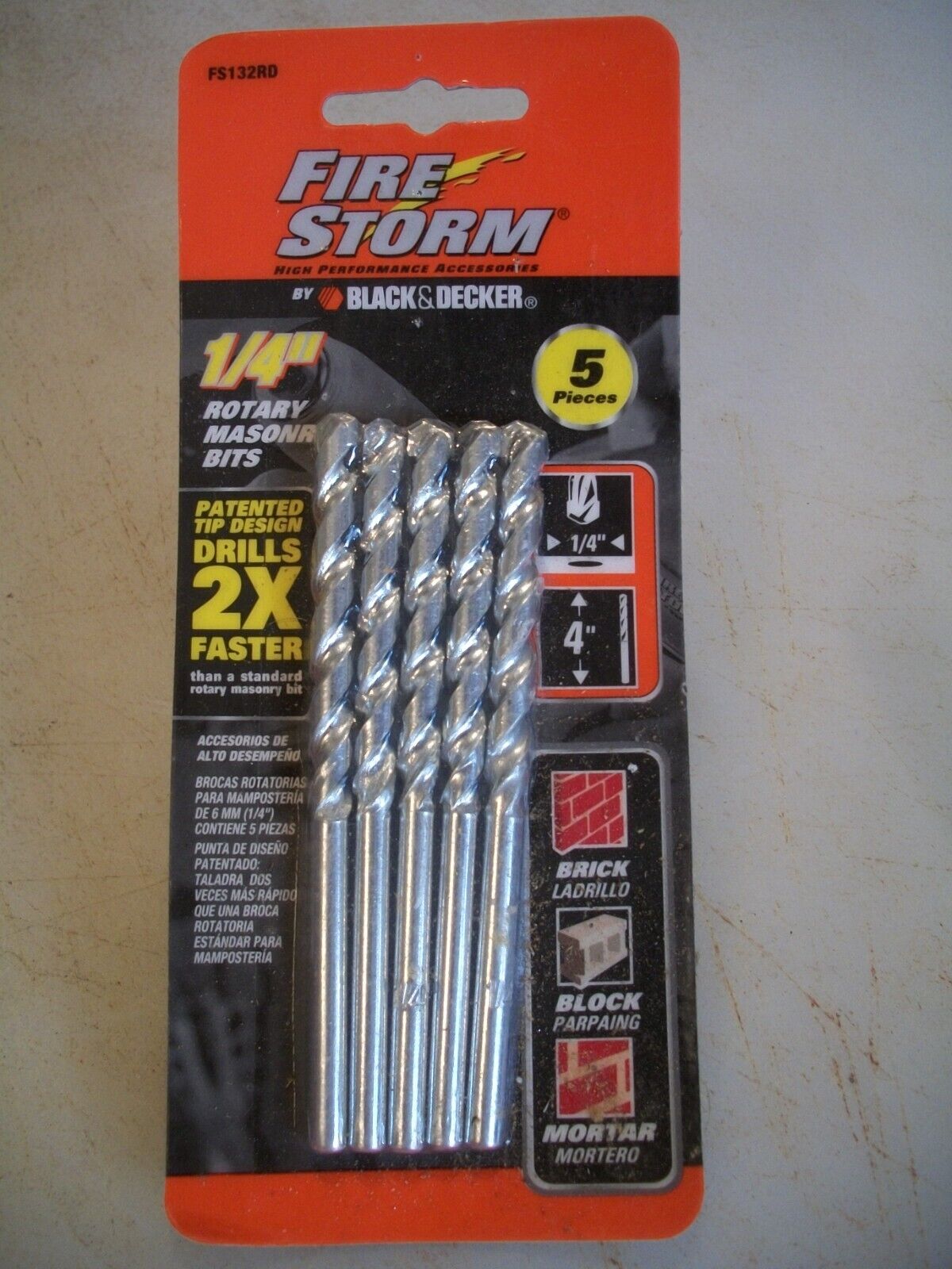 Black and decker drill bit for concrete store
