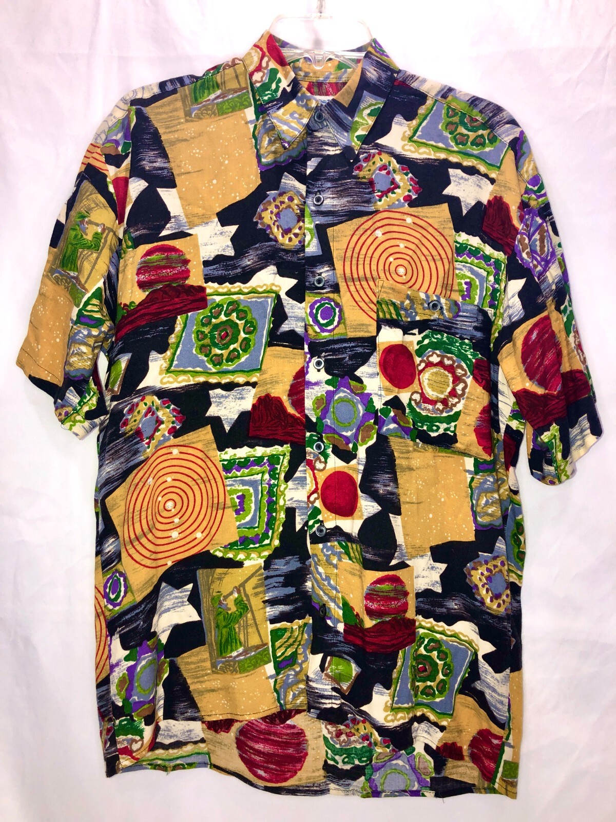 Vintage Feldini Natural Issue Shirt Mens S Short Sleeve Art Vintage Feldini Natural Issue Shirt Mens S Short Sleeve Art