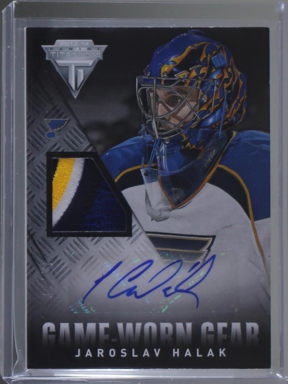 2013-14 Panini Titanium - Game-Worn Gear Autographs Patch #GA-JHA ...