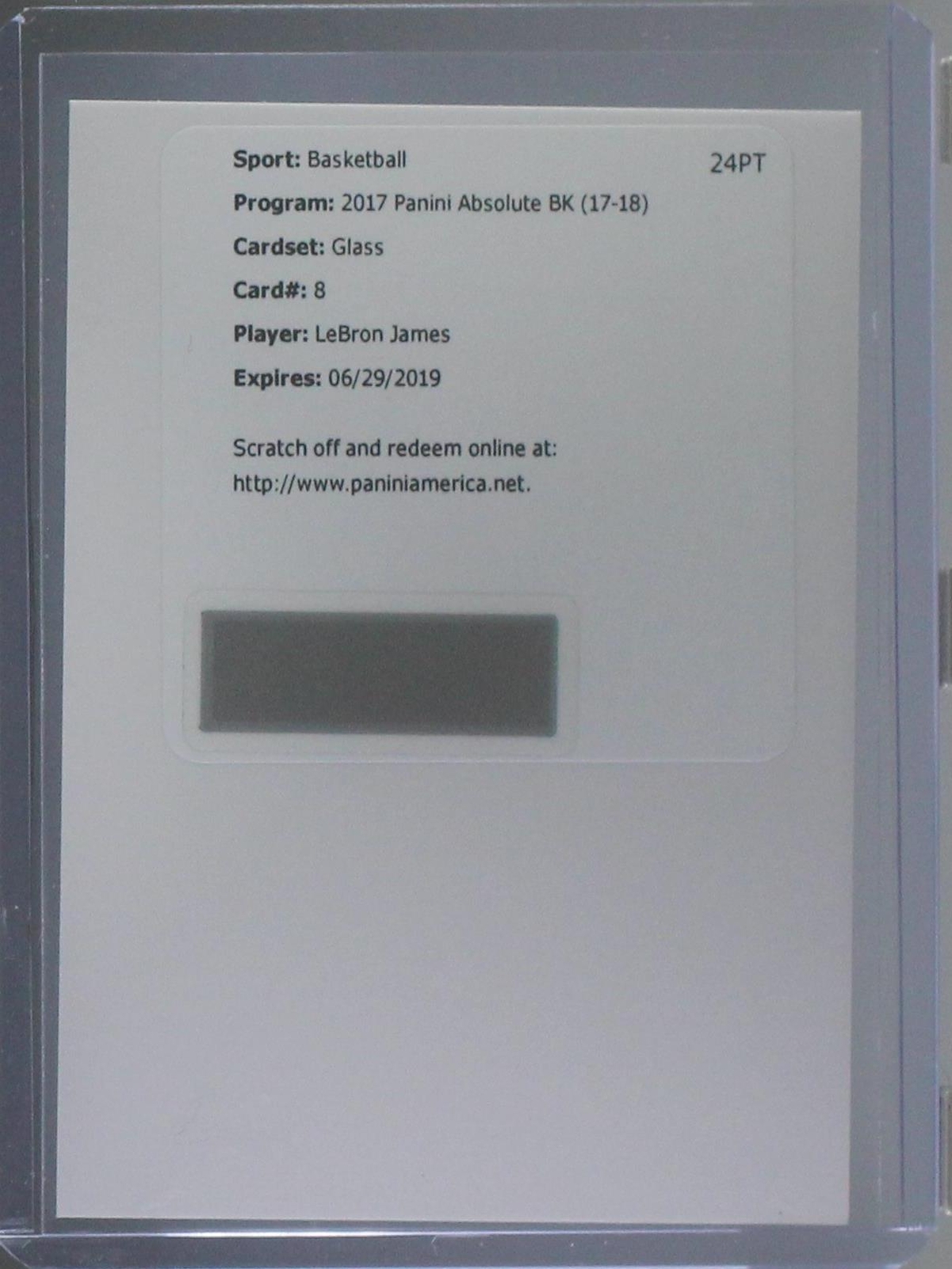 2017-18 Panini Absolute - Glass #8 LeBron James for sale online | eBay