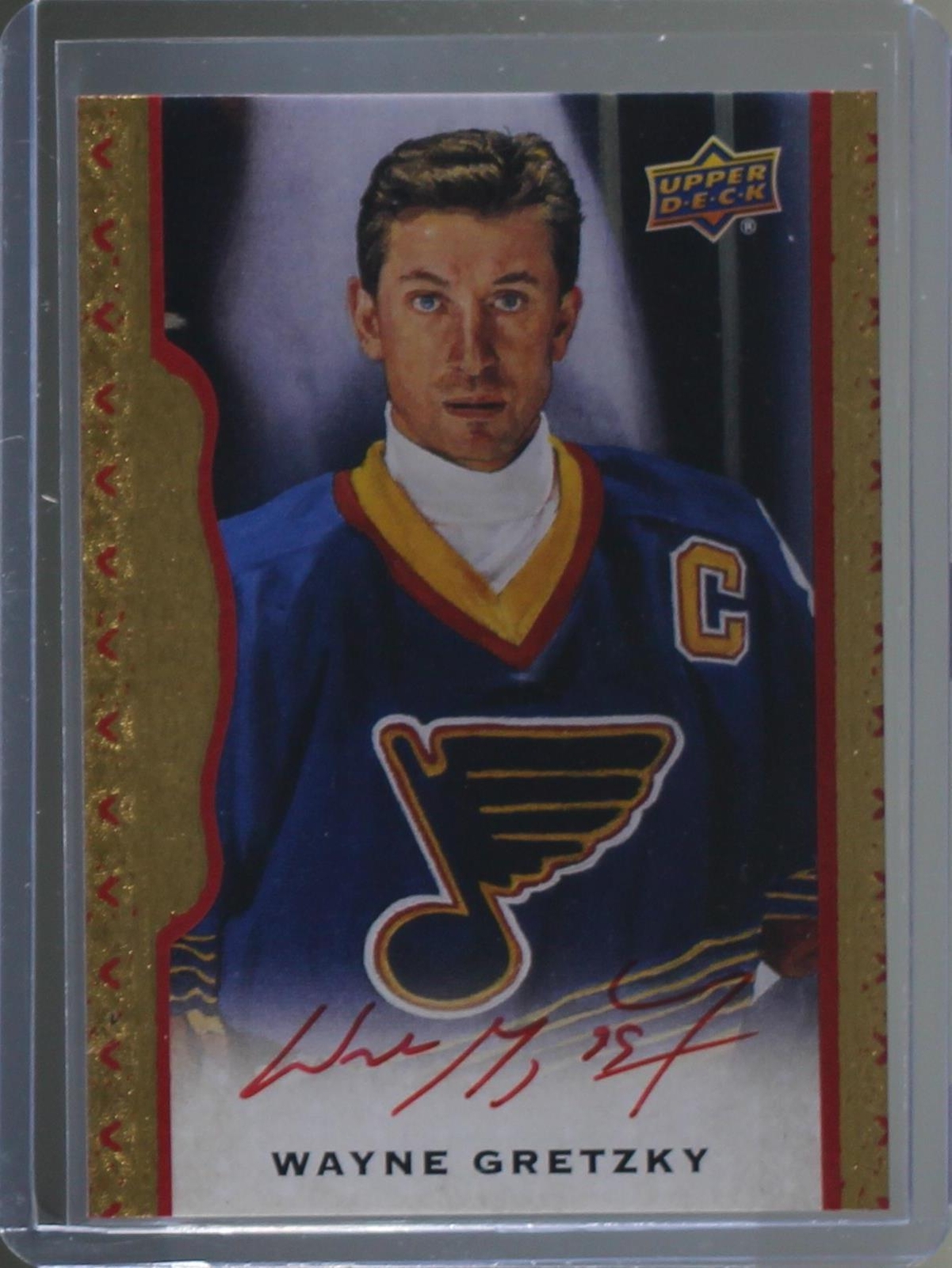 2014-15 Upper Deck Masterpieces - Red Framed Autographs #150 Wayne Gretzky /15 (AU) for sale ...