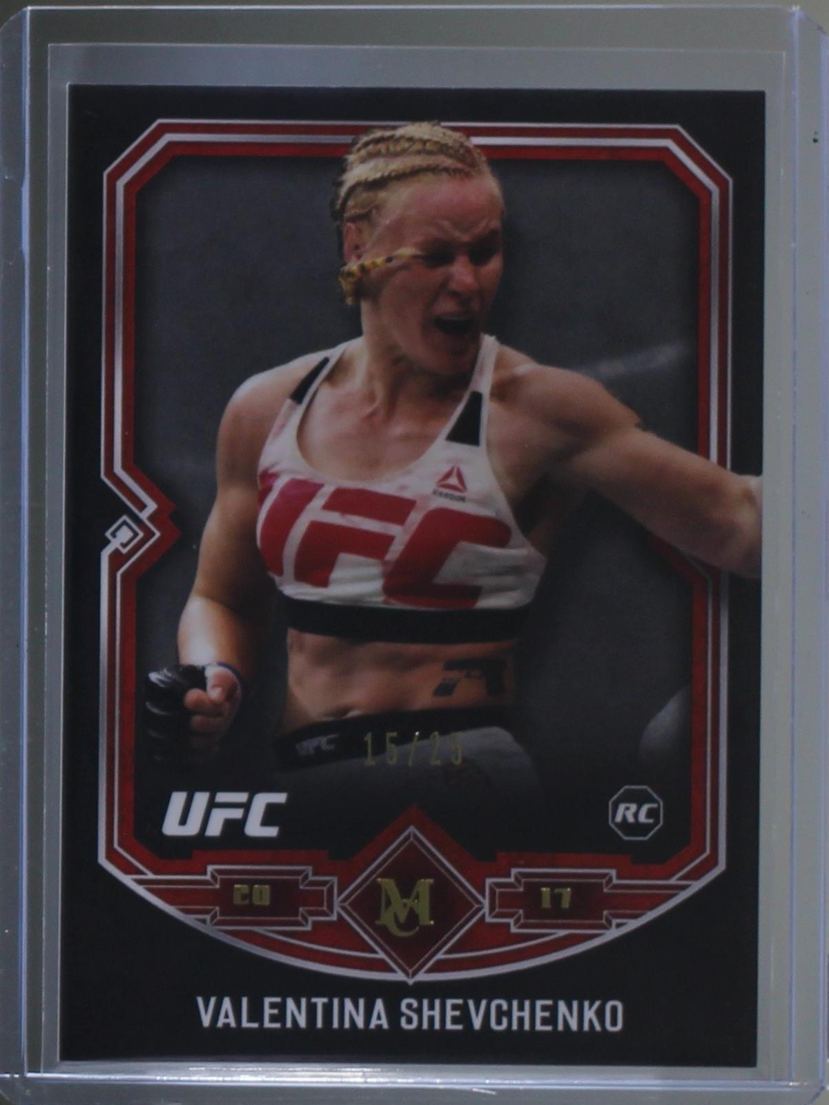 2017 Topps UFC Museum Collection - Ruby #30 Valentina Shevchenko /25 ...