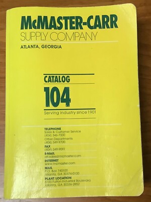 Manuals & Books - Mcmaster Carr Catalog