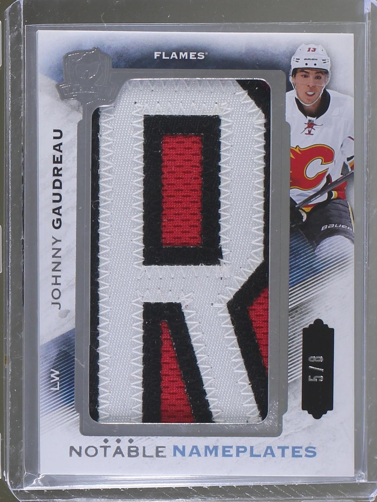 2015-16 Upper Deck The Cup - Notable Nameplates Patches #NN-JG Johnny ...