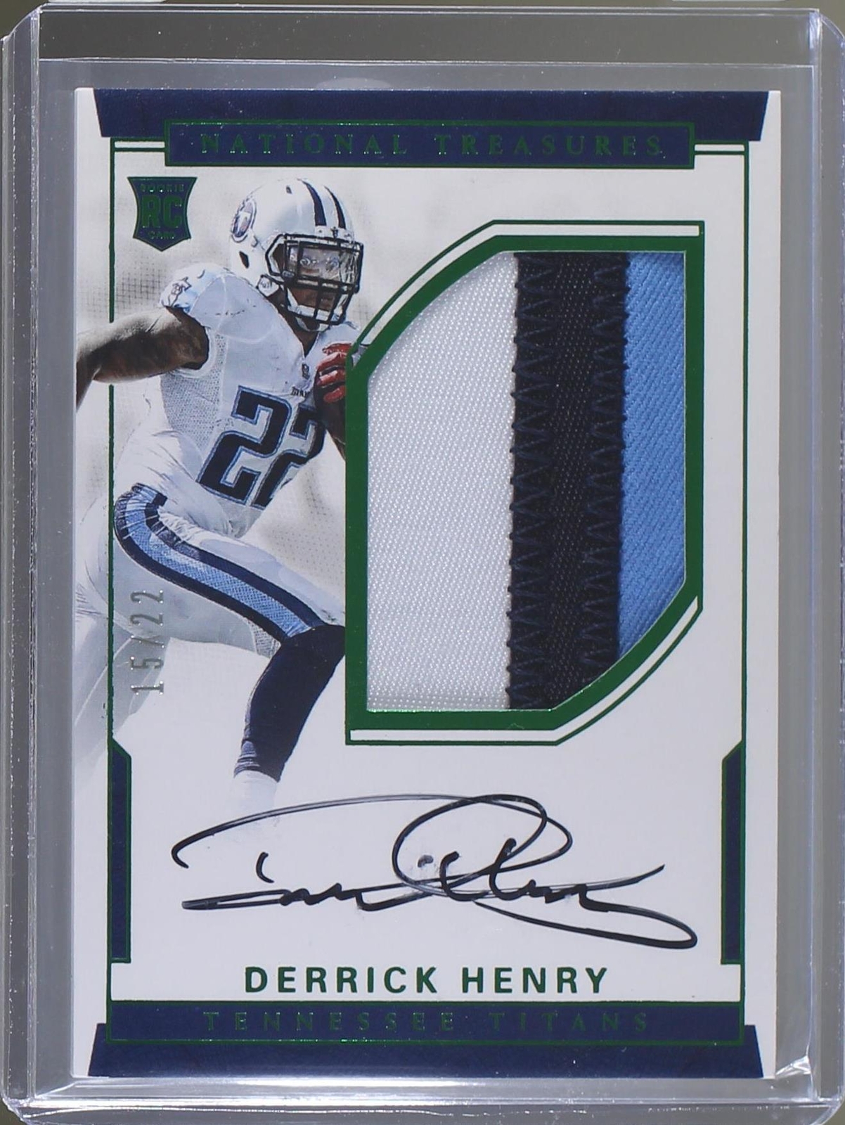 2016 Panini National Treasures - RPS Rookie Patch Autograph Emerald ...