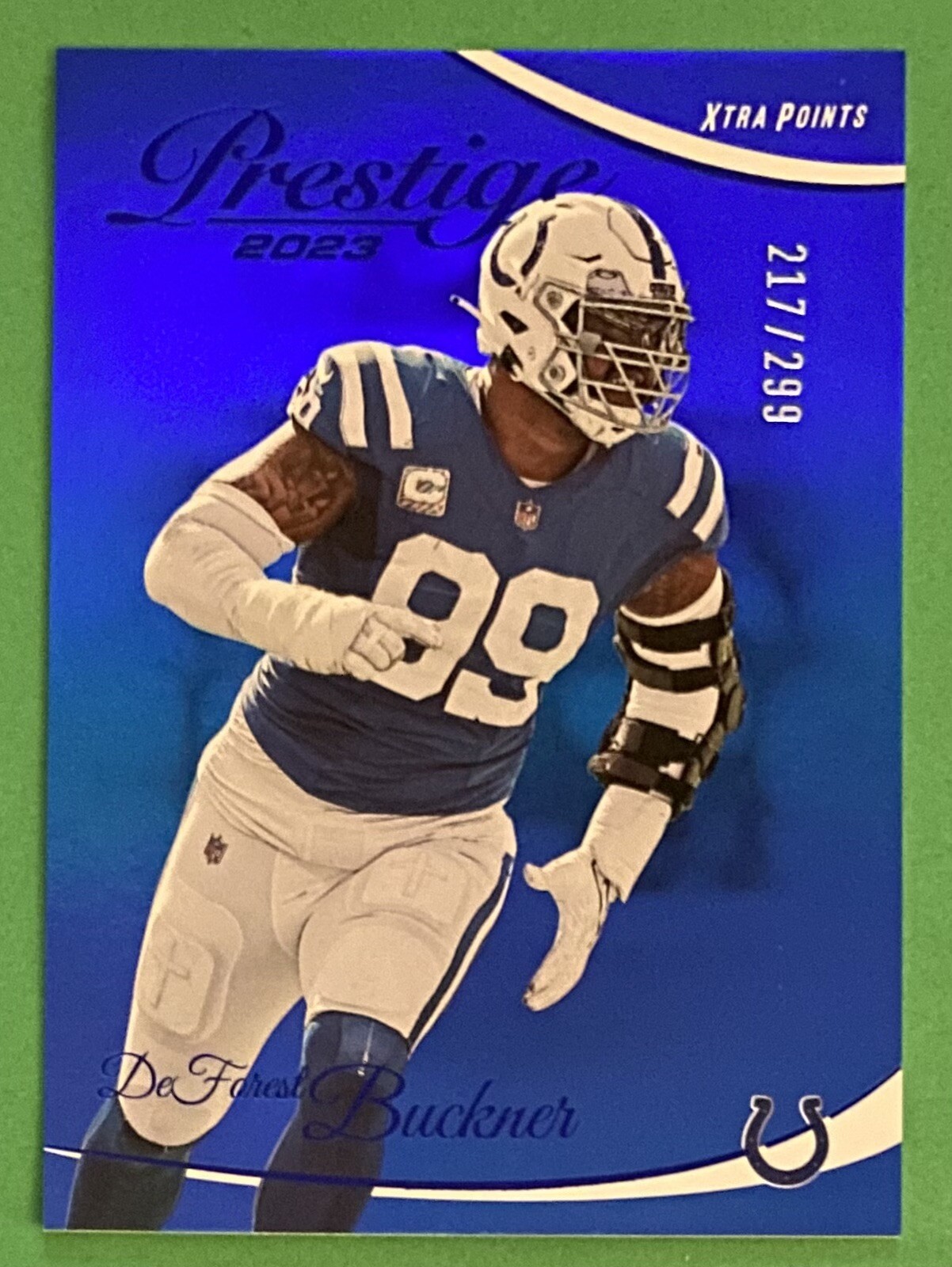 2023 Panini Prestige - Xtra Points Premium Blue #126 DeForest Buckner /299 for sale online | eBay