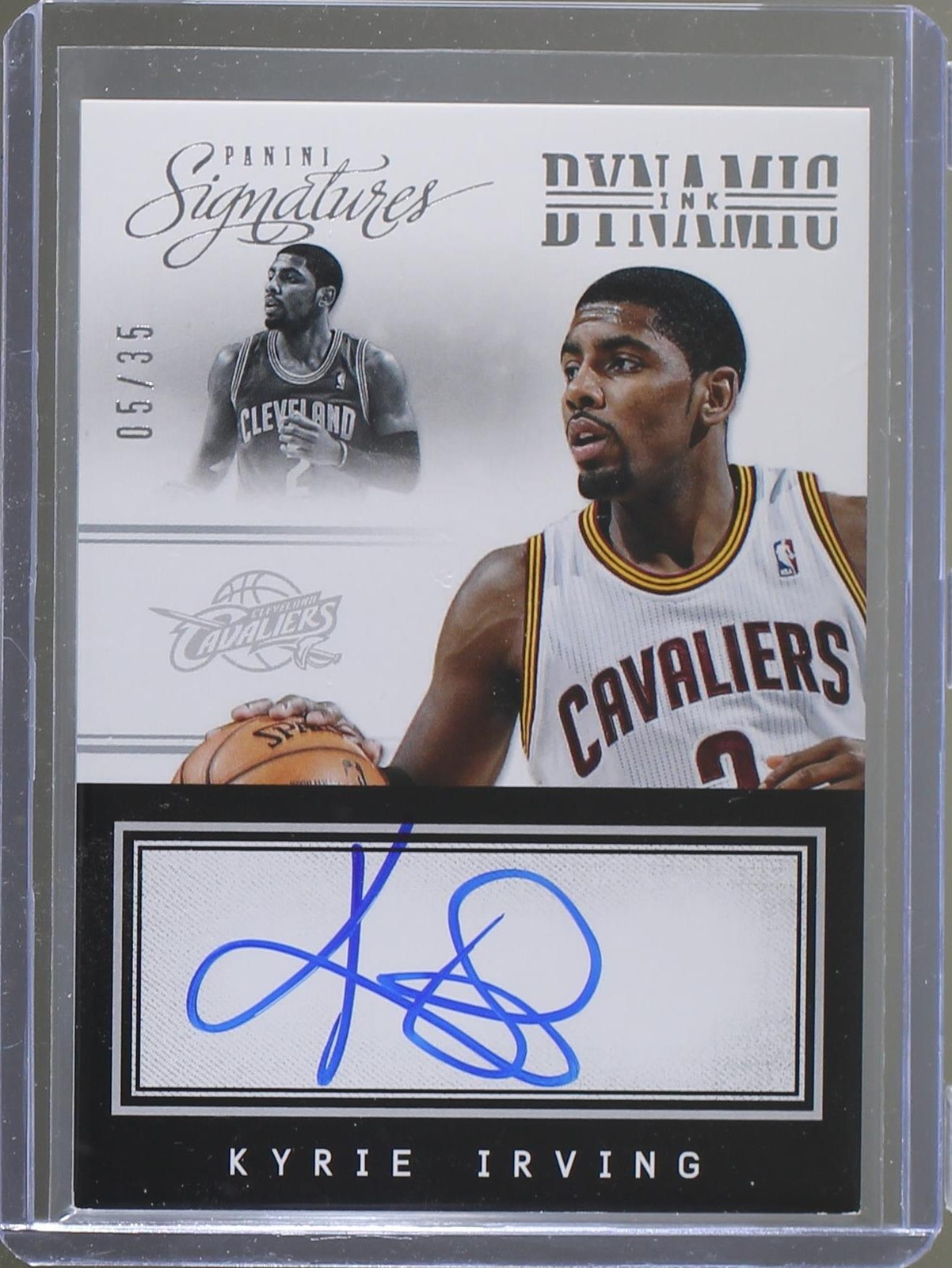 2013-14 Panini Signatures - Dynamic Ink #32 Kyrie Irving /35 (AU) for ...