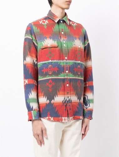 Polo Ralph Lauren Outdoor Aztec Southwestern Country Sportsman Shirt RRL MediumのeBay公認海外通販｜セカイモン
