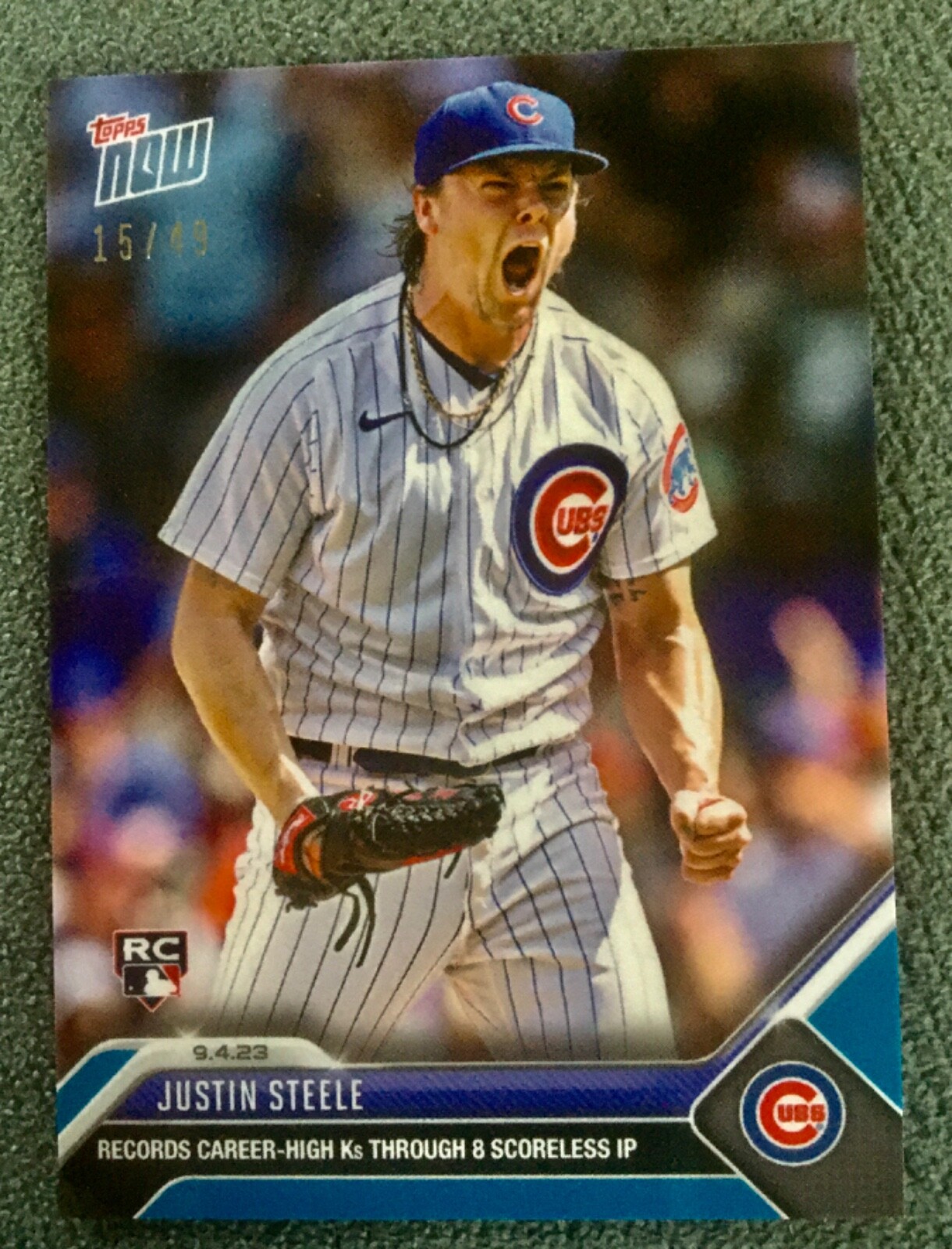 2023 Topps Now - Blue #815 Justin Steele /49 (RC) for sale online | eBay