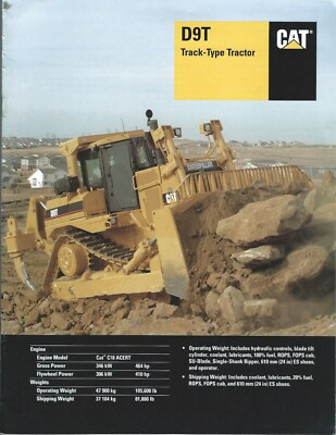 Manuals & Brochures - Caterpillar D9