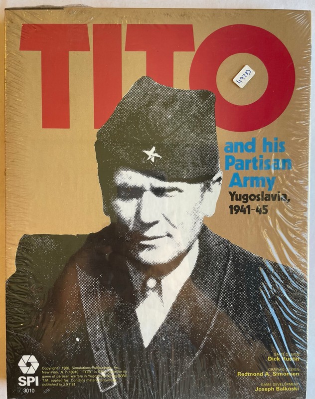 Tito and his Partisan Army: Yugoslavia, 1941-45 (1980) – Board Game Guys
